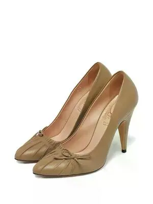 Gucci Leather Pointed Pumps