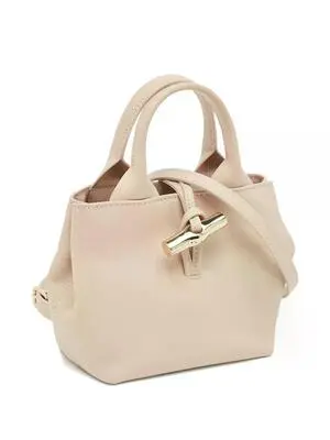 Longchamp Le Roseau Extra Small Leather Tote Bag