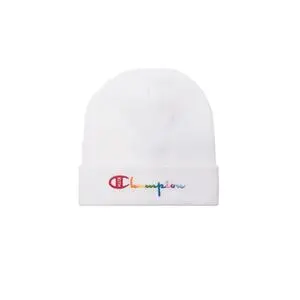 Kith Champion Logo Beanie - White