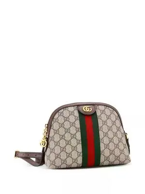 Gucci Ophidia Dome Gg Coated Canvas Small Shoulder Bag
