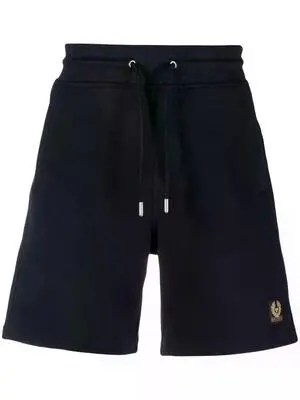 Belstaff Logo-patch Cotton Track Shorts