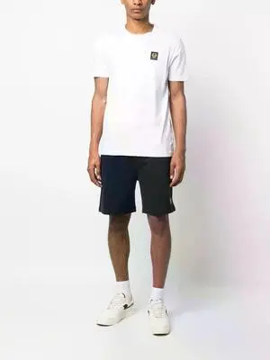 Belstaff Logo-patch Cotton Track Shorts