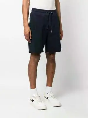 Belstaff Logo-patch Cotton Track Shorts