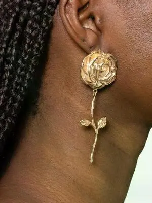Magda Butrym Rose Stud Earrings - Gold