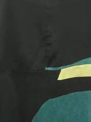 Marni Colourblock Satin Long Sleeve Dress