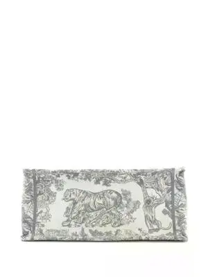 Dior Book Embroidered Canvas Medium Tote Bag