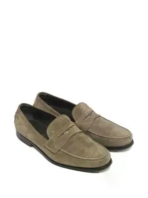 TOD'S Suede Penny Loafers