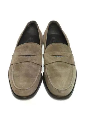TOD'S Suede Penny Loafers