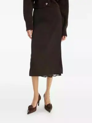 ROTATE BY BIRGER CHRISTENSEN Two-layers Midi Skirt