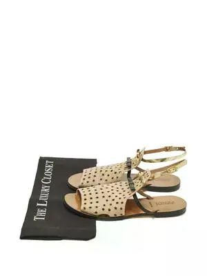 Fendi Perforated Sandals
