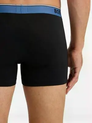 BOSS Logo-waistband Boxers - Black