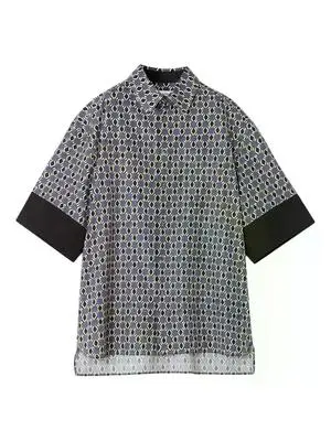 LANVIN Geometric-print Shirt