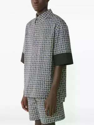 LANVIN Geometric-print Shirt
