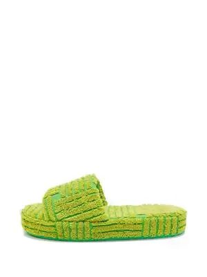 Bottega Veneta Pool Fabric Open Toe Sandals