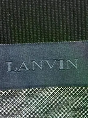 LANVIN Logo-patch Polo Shirt