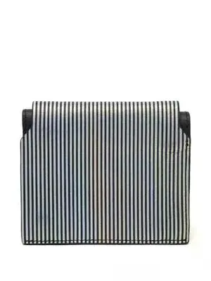 LANVIN Stripe-pattern Card Holder