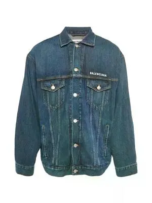 Balenciaga Embroidered Denim Jacket
