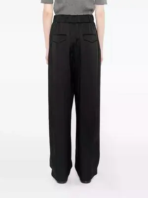 JIL SANDER Satin Trousers - 001
