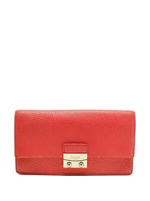 Kate Spade New York Grained Leather Flap Clutch