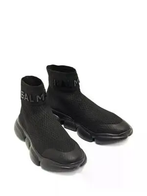 Balmain Logo-plaque High-top Sneakers