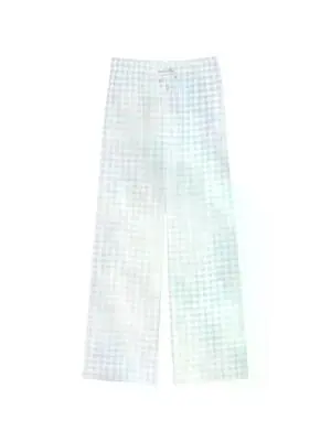 Ermanno Scervino Gingham-pattern Trousers