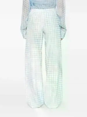 Ermanno Scervino Gingham-pattern Trousers