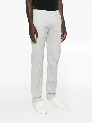 Jacob Cohen Bobby Buttoned Straight Trousers - Neutrals