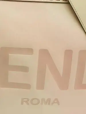 Fendi 2021 Sunshine Logo-debossed Medium Tote Bag