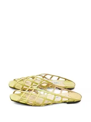 JIMMY CHOO Leather Sandals - Green