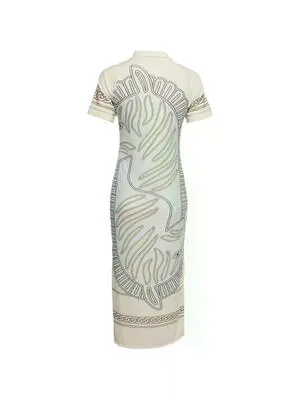 Tory Burch Collared Midi Dress