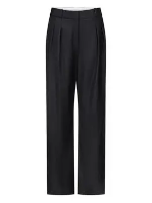 Loulou De Saison Sbiru Lds Pleated Trousers - Black