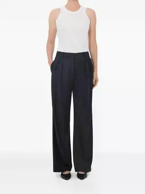 Loulou De Saison Sbiru Lds Pleated Trousers - Black