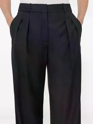 Loulou De Saison Sbiru Lds Pleated Trousers - Black