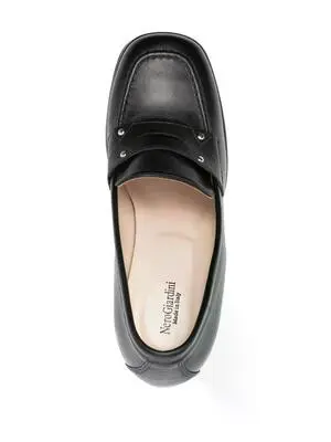 NEROGIARDINI Square-toe Leather Pumps