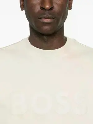BOSS Logo-detail Sweatshirt - Neutrals