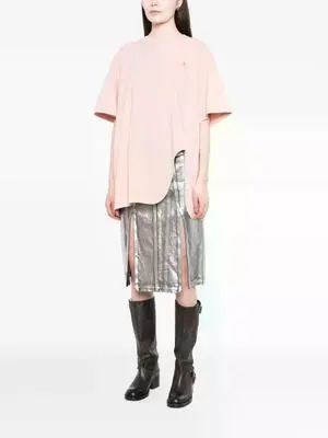 Attico Logo-print T-shirt - Pink