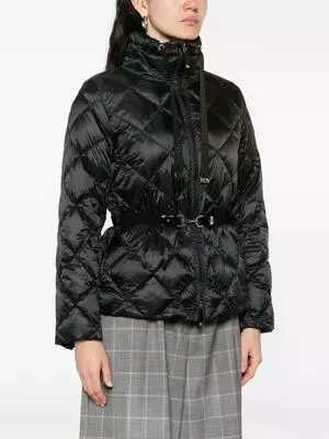 Max Mara Belted Quilted Jacket