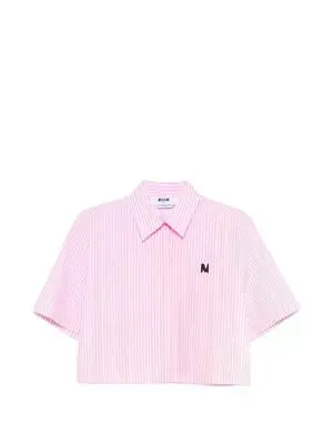 Msgm Cropped Shirts For Women