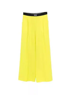 Msgm Logo Pants For Women