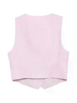 MSGM V-neck Button-fastening Gilet