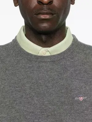 Gant Crew-neck Sweater - Grey