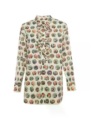Burberry Printed Button-down Shirt
