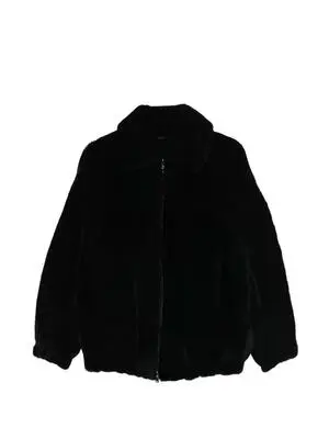 Nour Hammour Plush Bomber Jacket