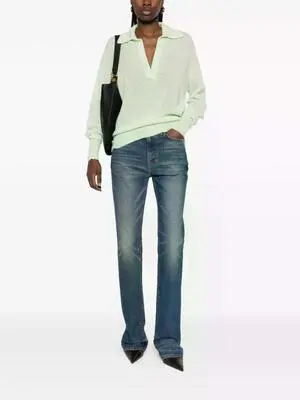 TOM FORD Washed Indigo Straight Leg Trousers