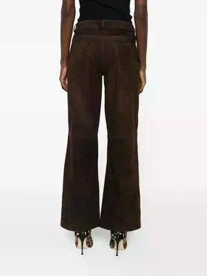 Nour Hammour Milo Suede Trousers