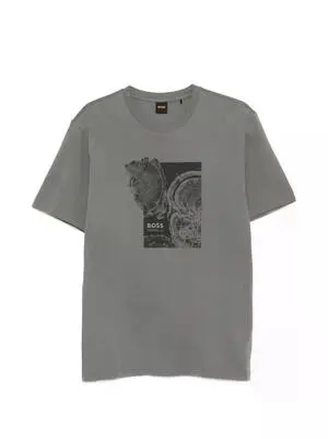 BOSS Crew-neck Graphic-print T-shirt