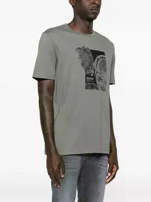 BOSS Crew-neck Graphic-print T-shirt