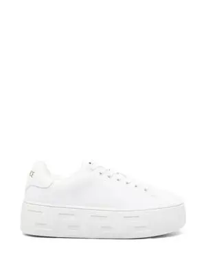 Versace La Greca Platform Sneakers - White
