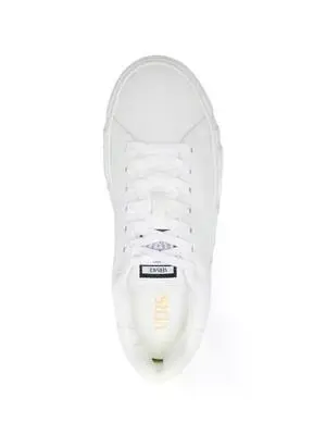 Versace La Greca Platform Sneakers - White