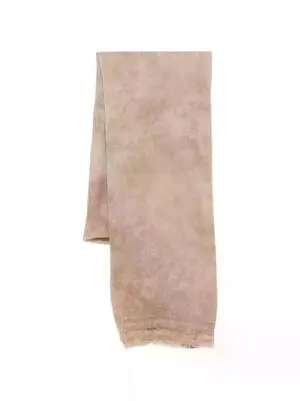 Avant Toi Frayed-edges Scarf - Neutrals